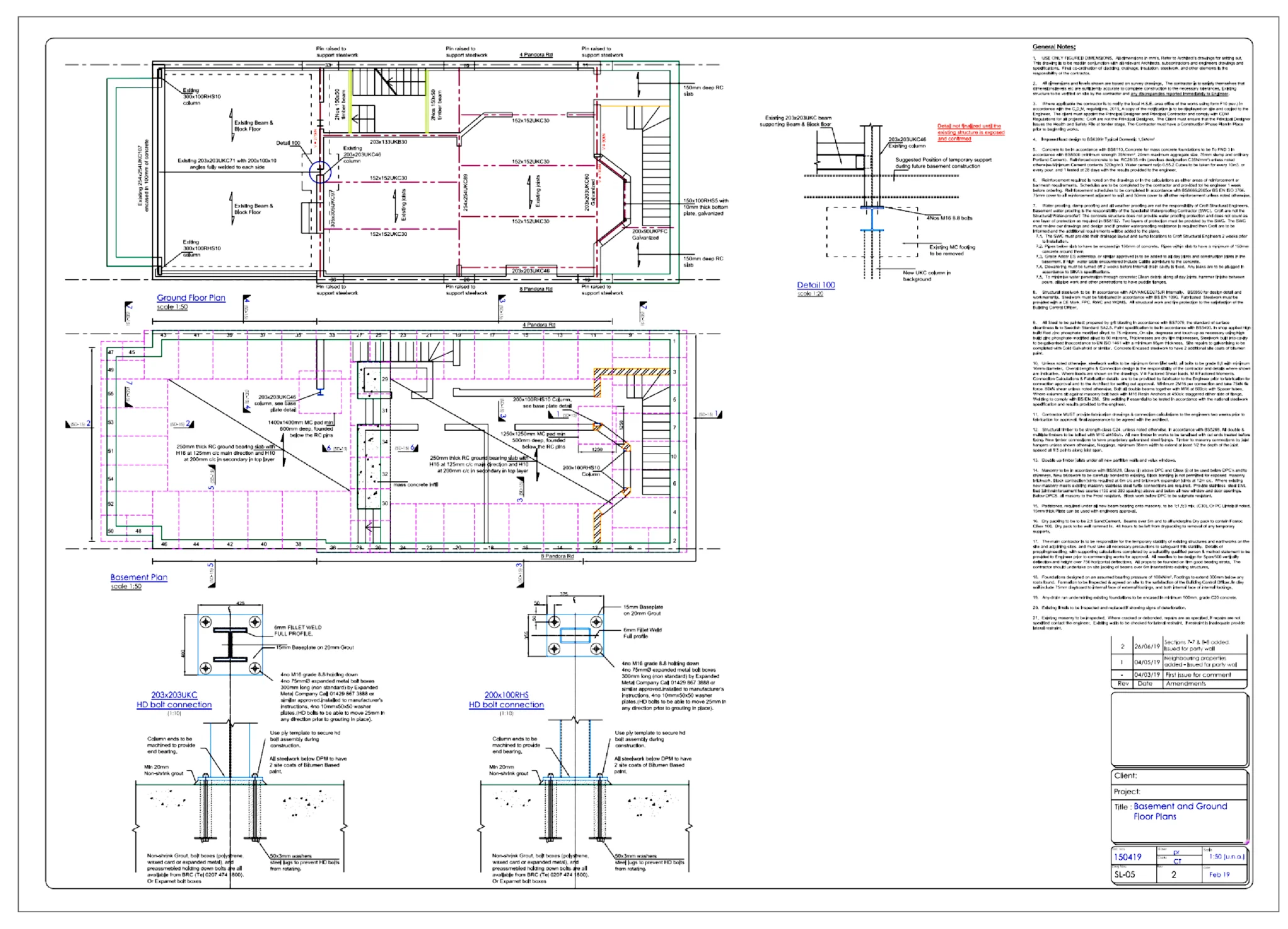 Basement Construction Plans